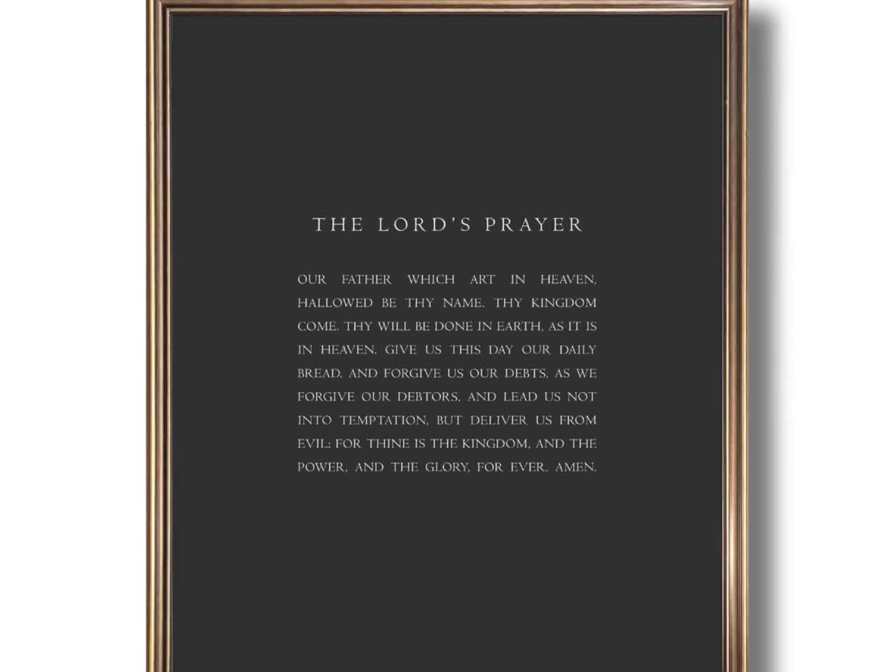 lord's prayer bbc