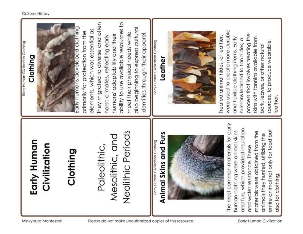 Montessori Materials Timeline Of Ancient Civilizations