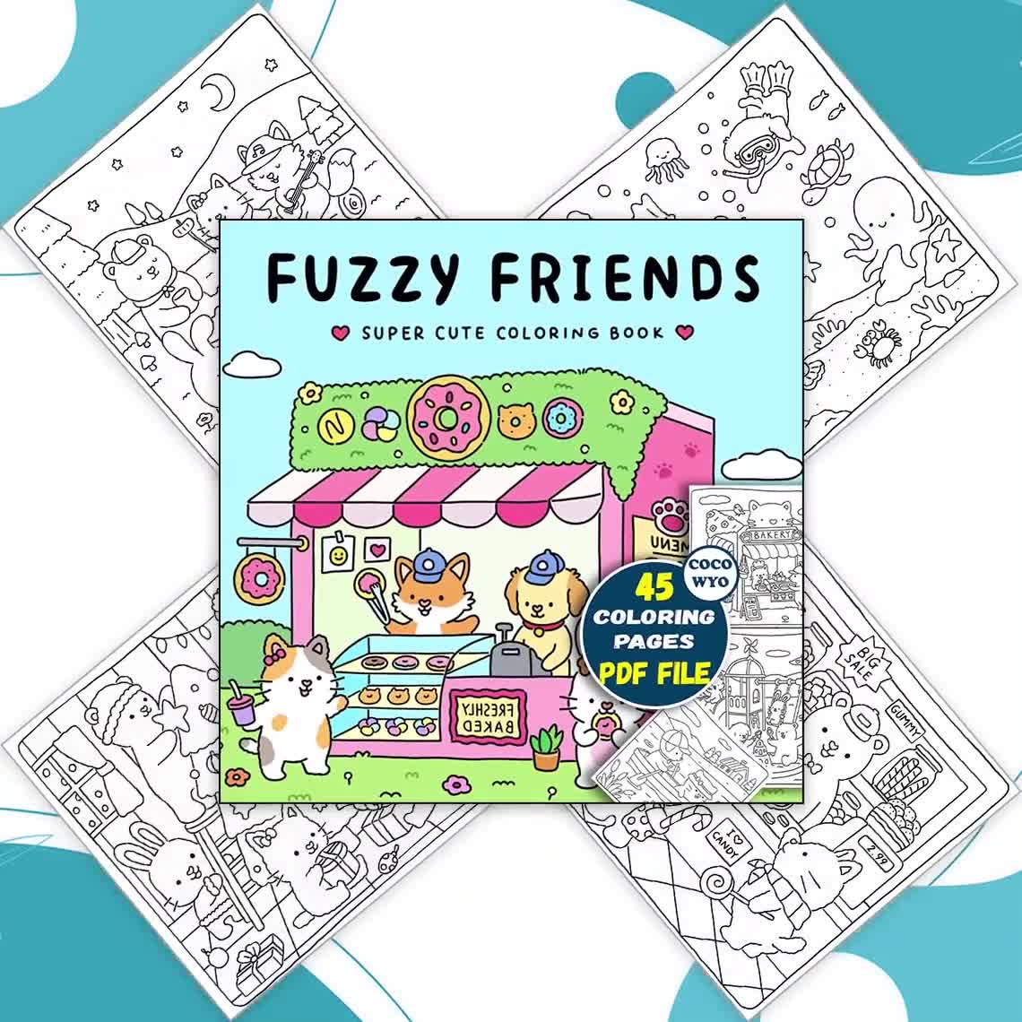 fuzzy wuzzy coloring book