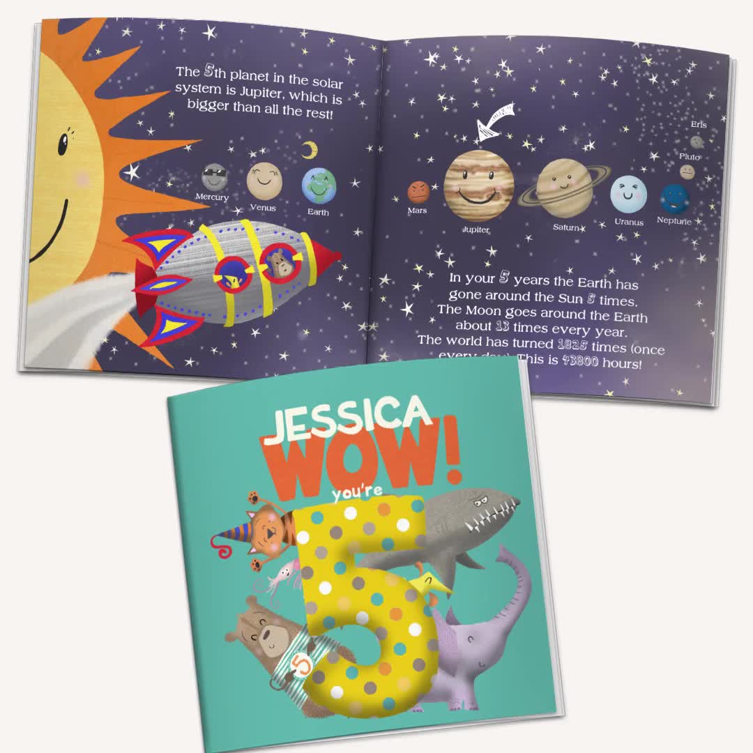 Birthday Book For 5 Year Olds