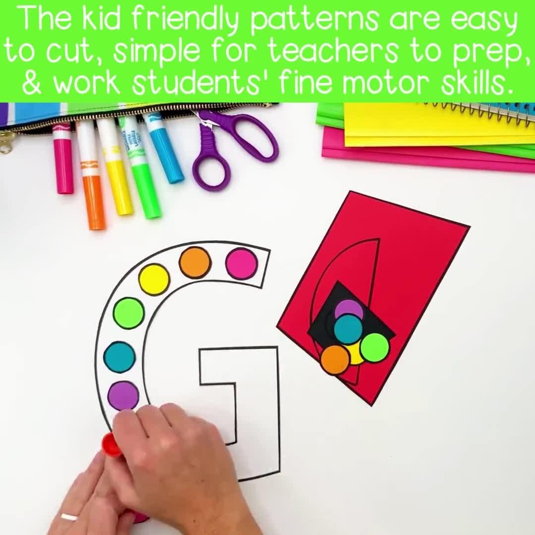 G Is For Gumball Craft Template