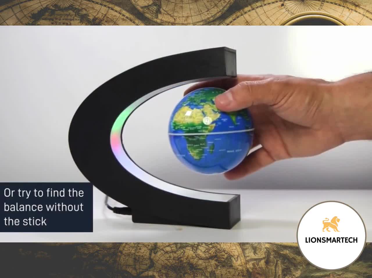 Personalized Levitating Globe