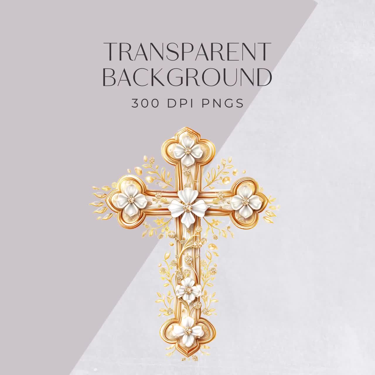 Catholic Baptism Clip Art Gold