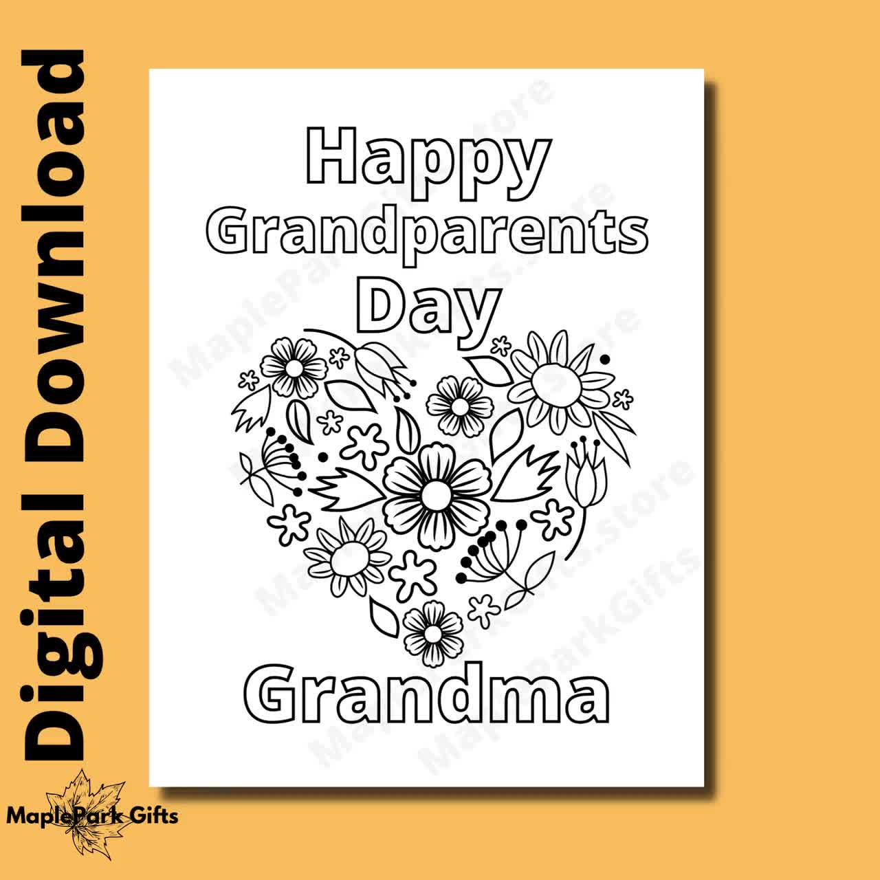 Happy Grandparents Day Coloring Pages Grandparents' Day Coloring Pages