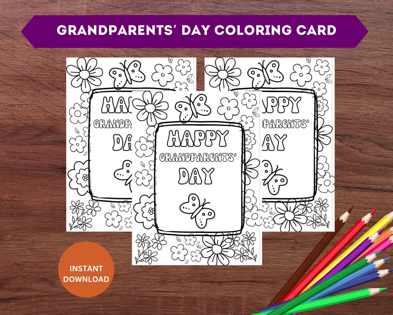 Happy Grandparents Day Coloring Pages [2025]