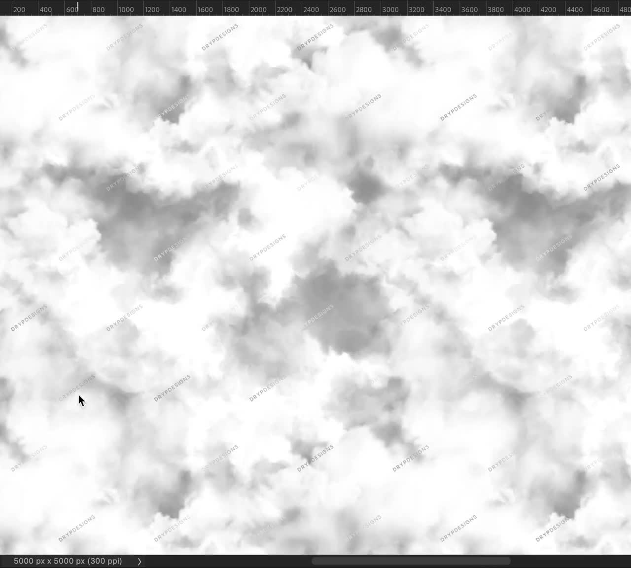 Seamless Cloud Pattern