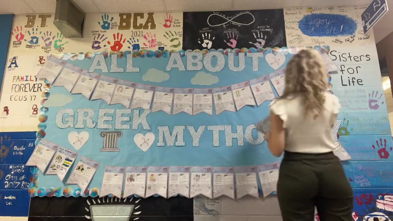 Greek Myth Display