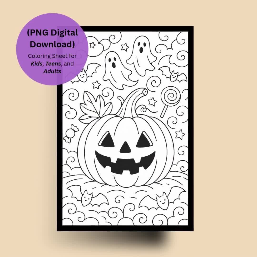 free printable jack o lantern coloring pages
