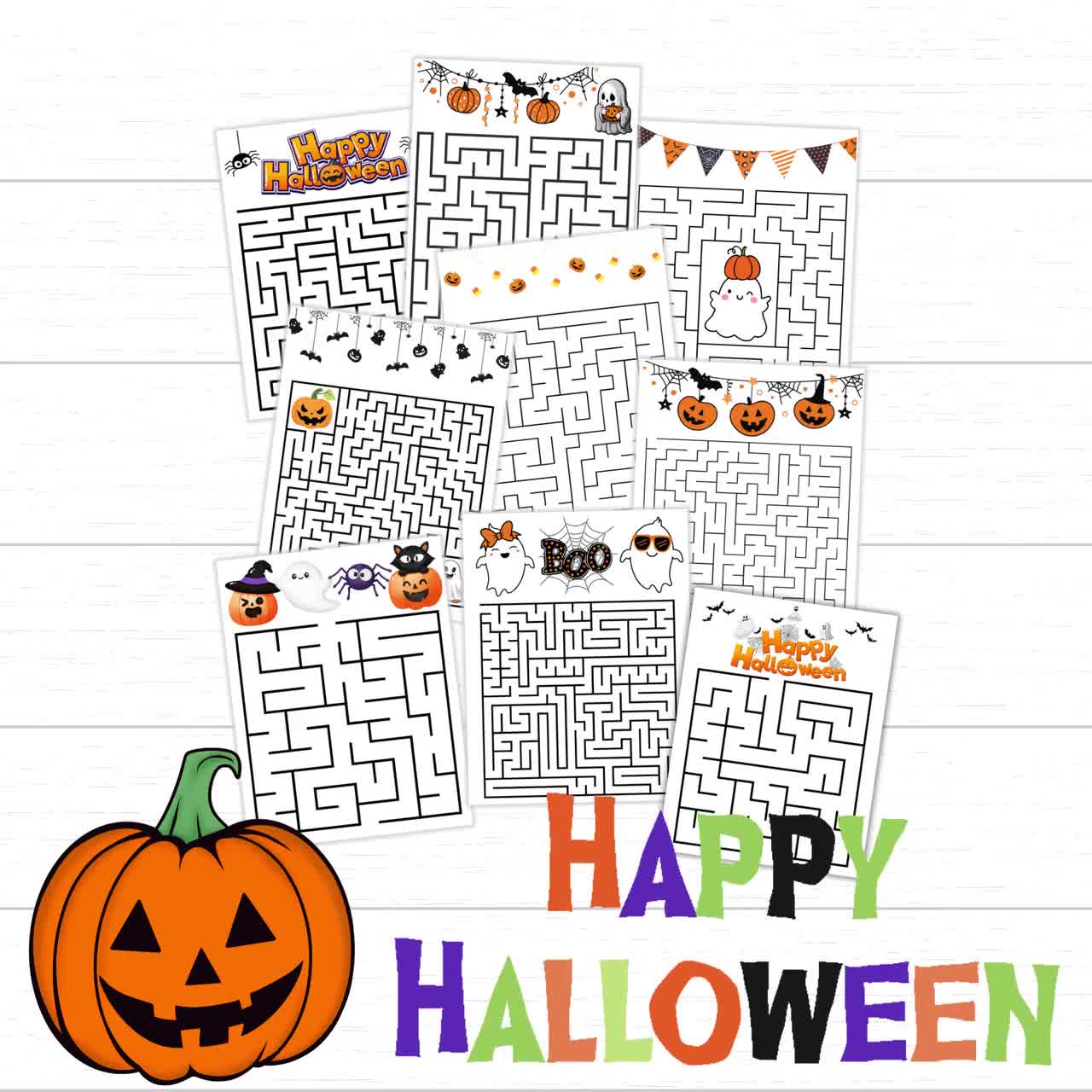 Printable Maze Halloween Projects Halloween Crafts And Activities For