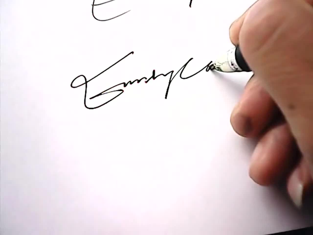Signatures For Names Starting With V