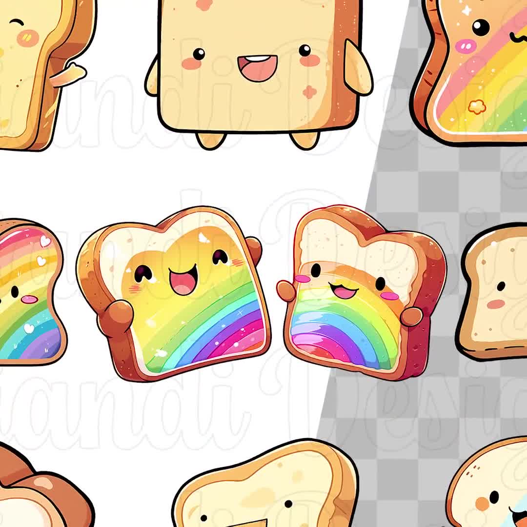 Cute Kawaii Toast Kawaii Toast Cat Purchase Bread