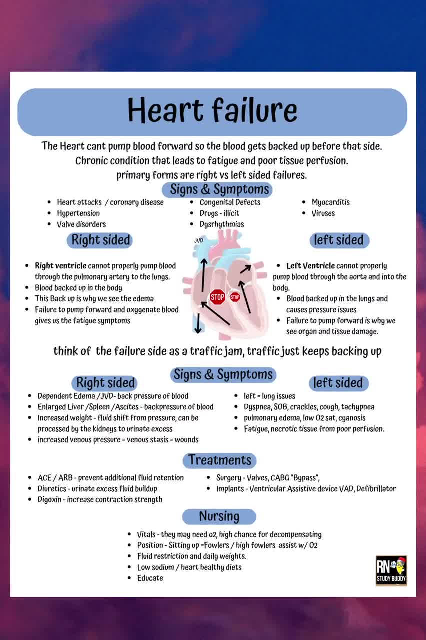 Congestive Heart Failure Information Sheet