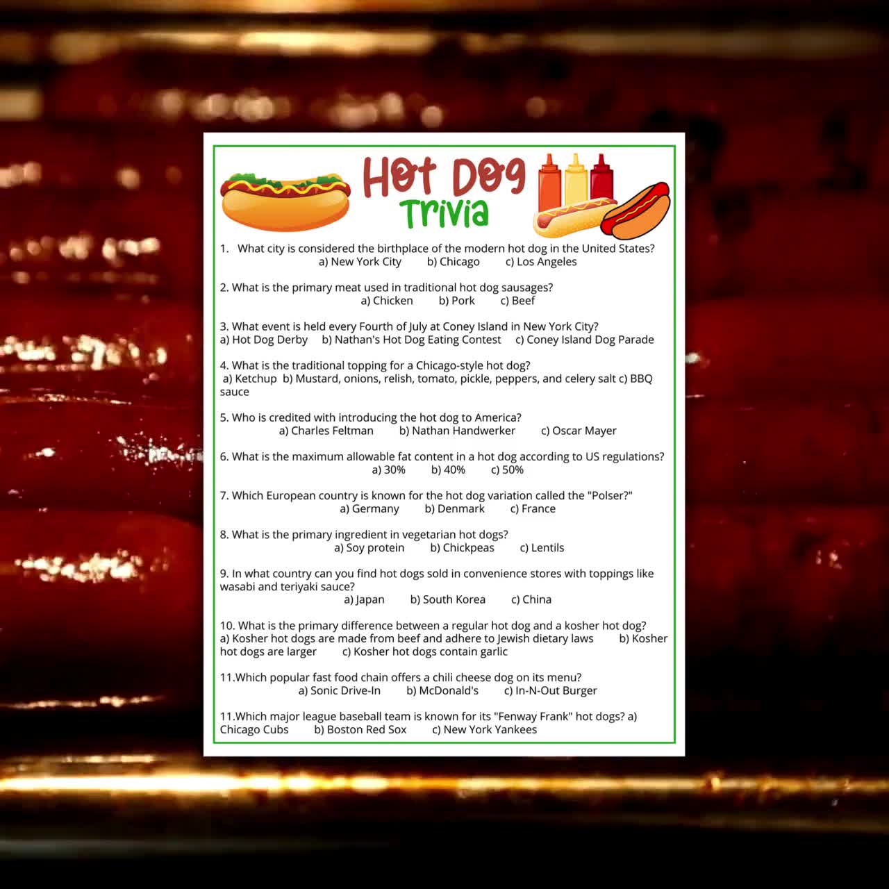 Us Regional Hot Dog Quiz Match The Dog To The Place