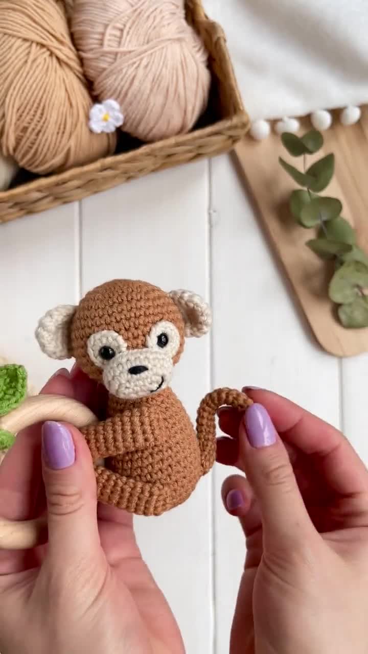 Patrón De Crochet Amigurumi Mono Descarado