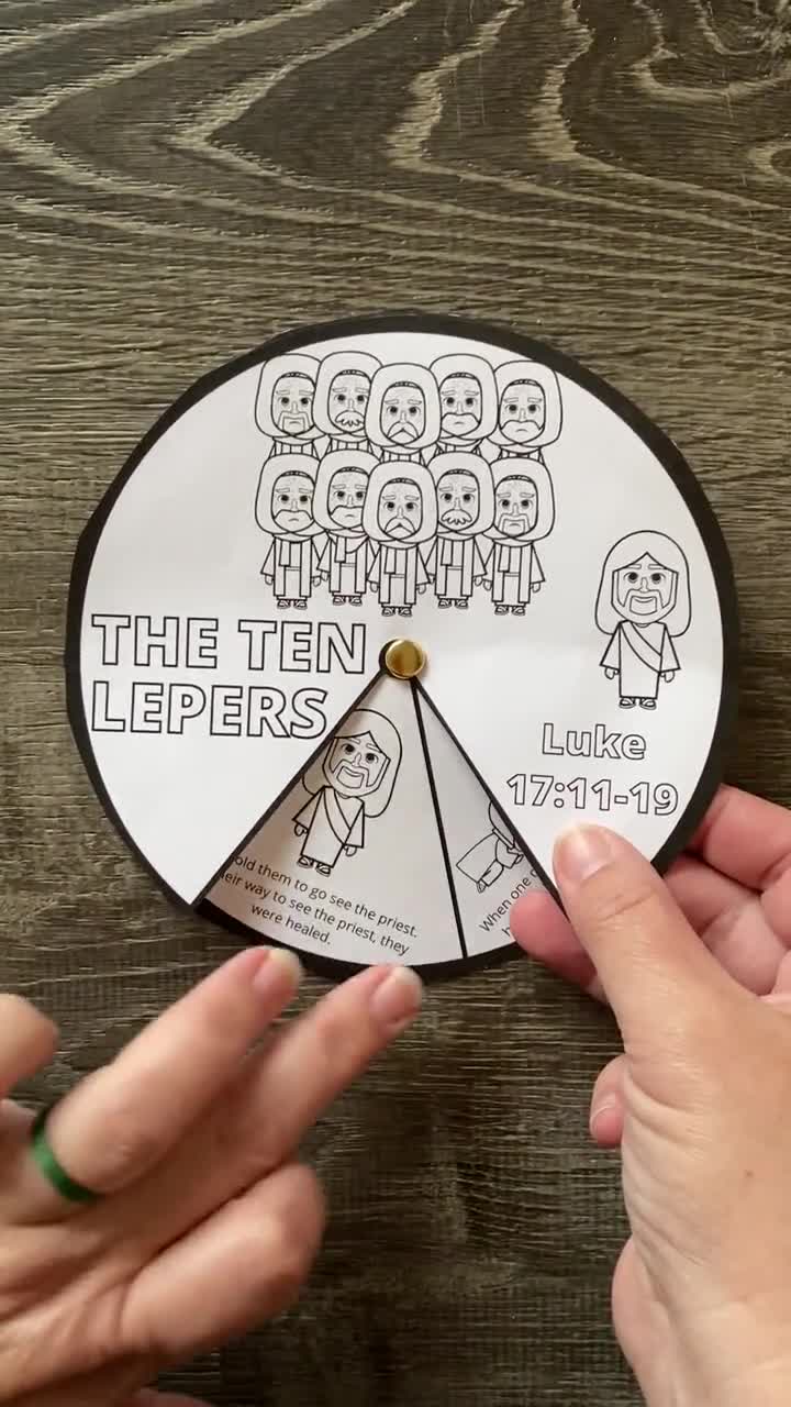 Jesus Heals Ten Lepers Visual About Sunday School Jesus Heals The 10