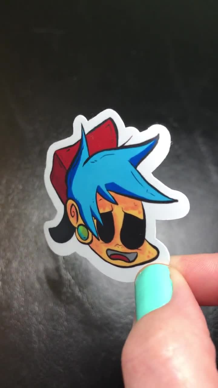 Boyfriend Fnf Abandoned Fnf Sticker - Boyfriend FNF Abandoned FNF