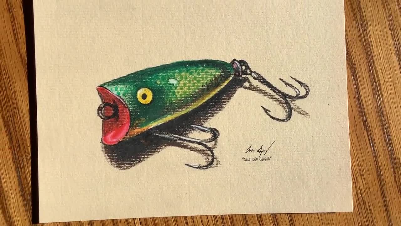 Fishing Lures Drawing