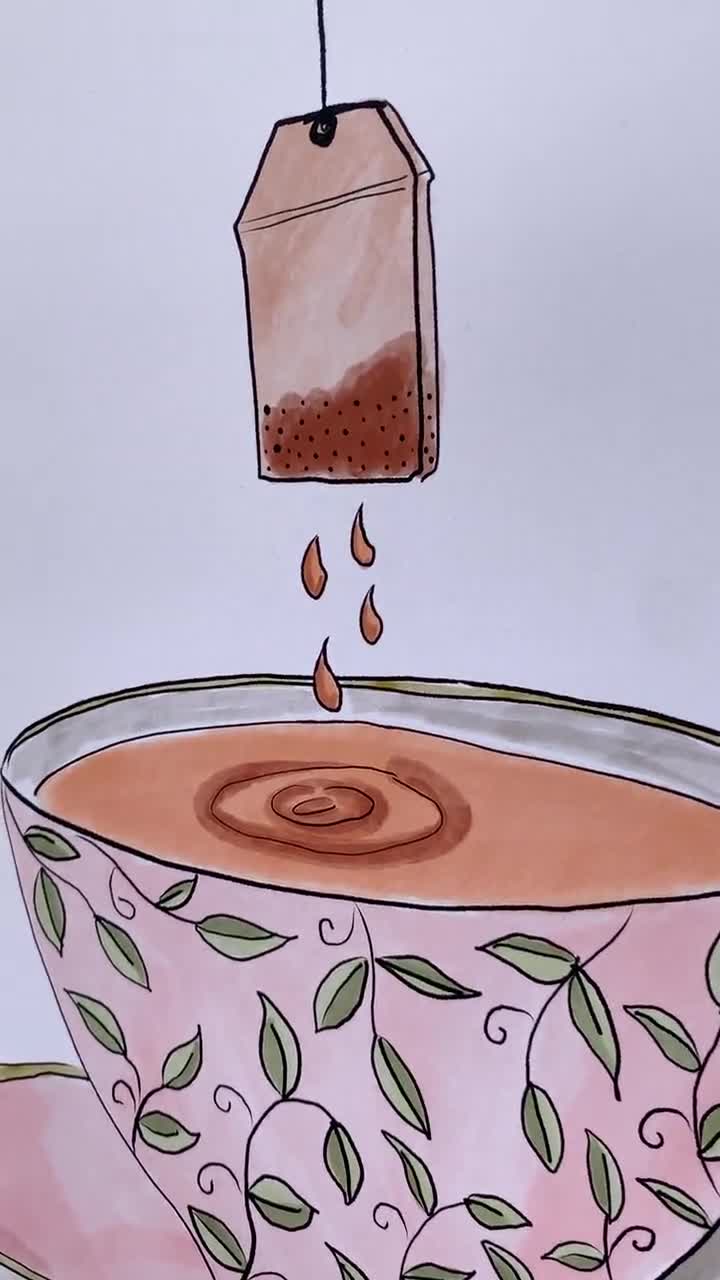 Cup Of Tea Drawing Tumblr