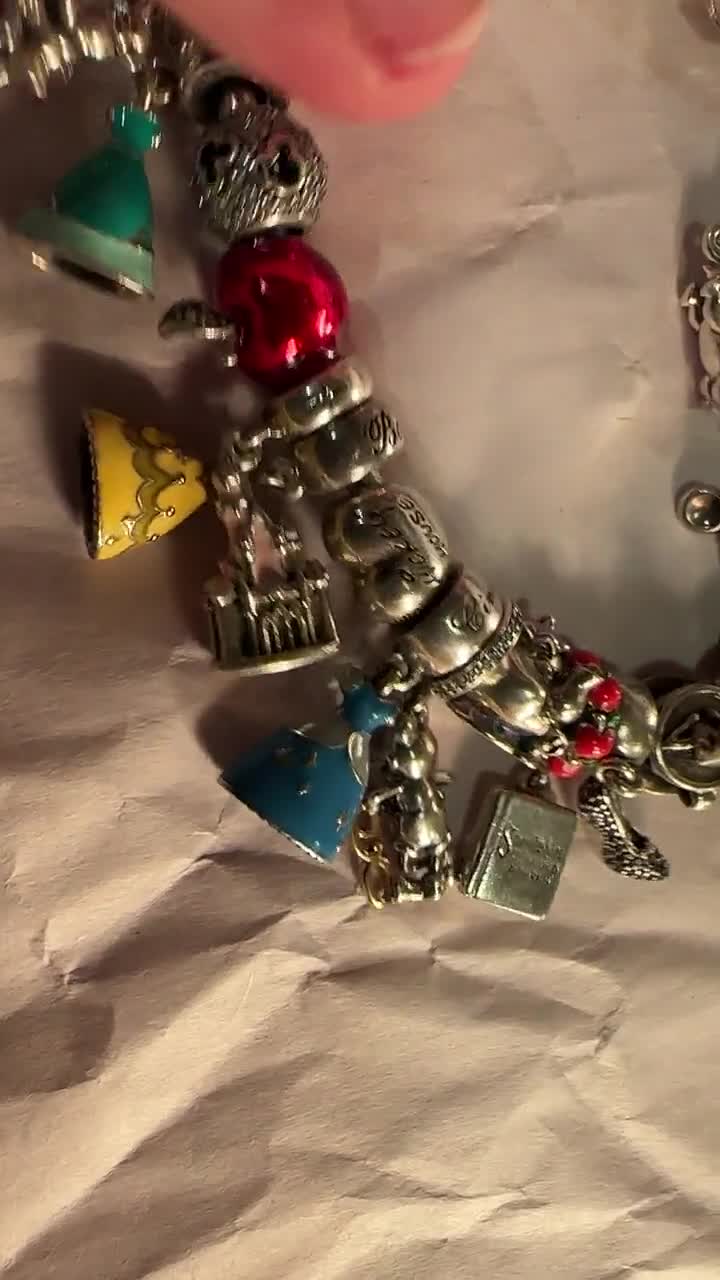 PANDORA S925 All (28) Disney Charms and Snake Chain 8 PANDORA S925 All (28) Disney Charms and Snake Chain 8