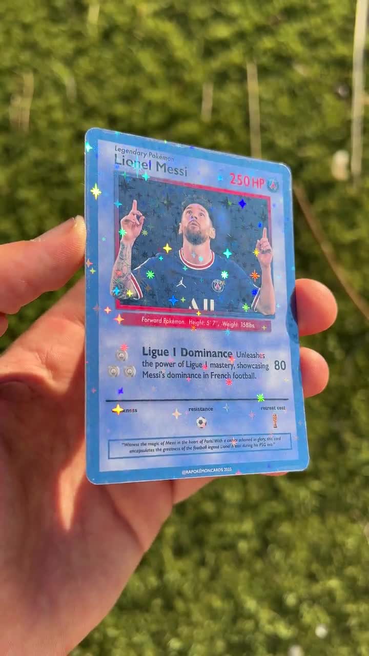 Lionel Messi Pokemon Card