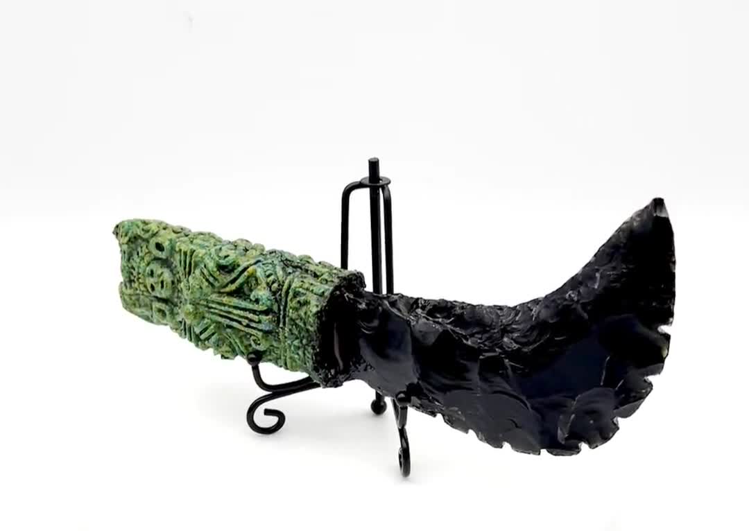 Espada De Obsidiana Maia Obsidian Katana (1060 Carbon Steel) – Mini