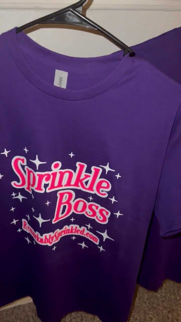 Pink Zebra Sprinkles Shirt