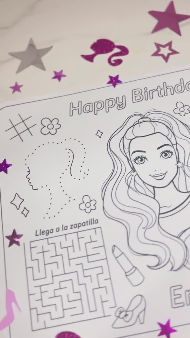 Printable Barbie Coloring Pages