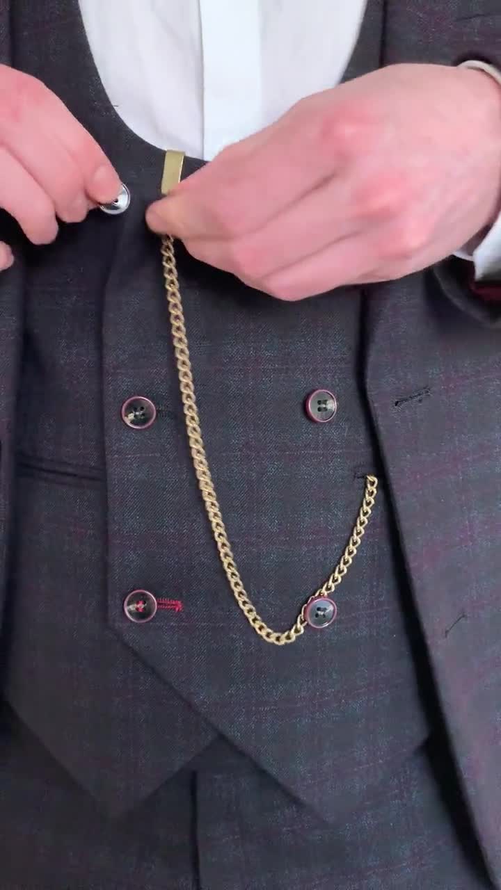 Pocket Watch Chain How To Wear