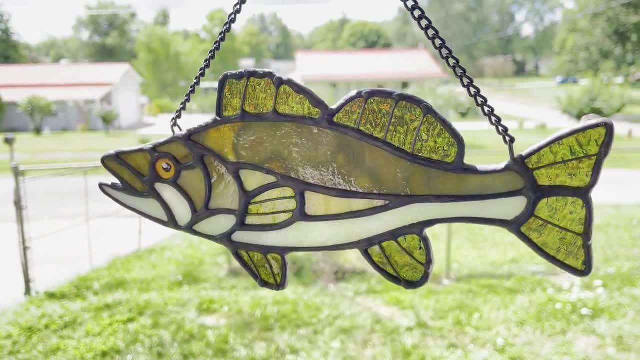 Saltwater Fish Stained Glass Pattern