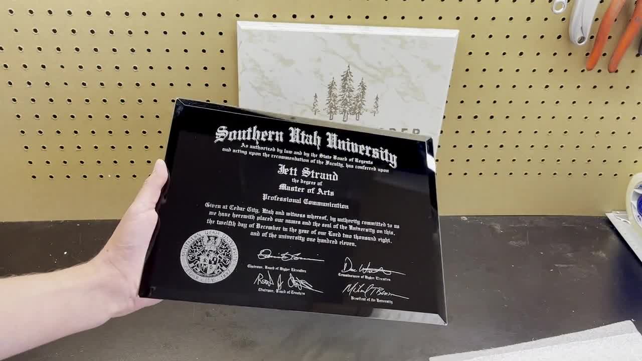 Marcos De Diploma Personalizados Marco De Diploma De Madera Con