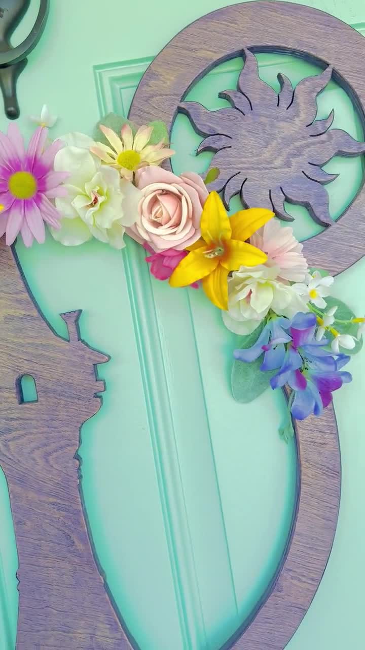 Rapunzel Hair Door Wreath