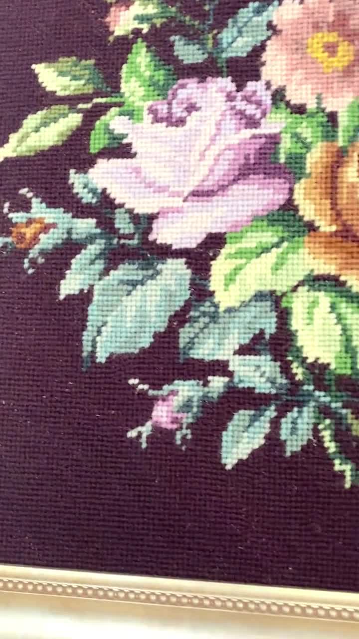 onlineshop discounts Completed Vintage Needlepoint, Musical Instruments ...