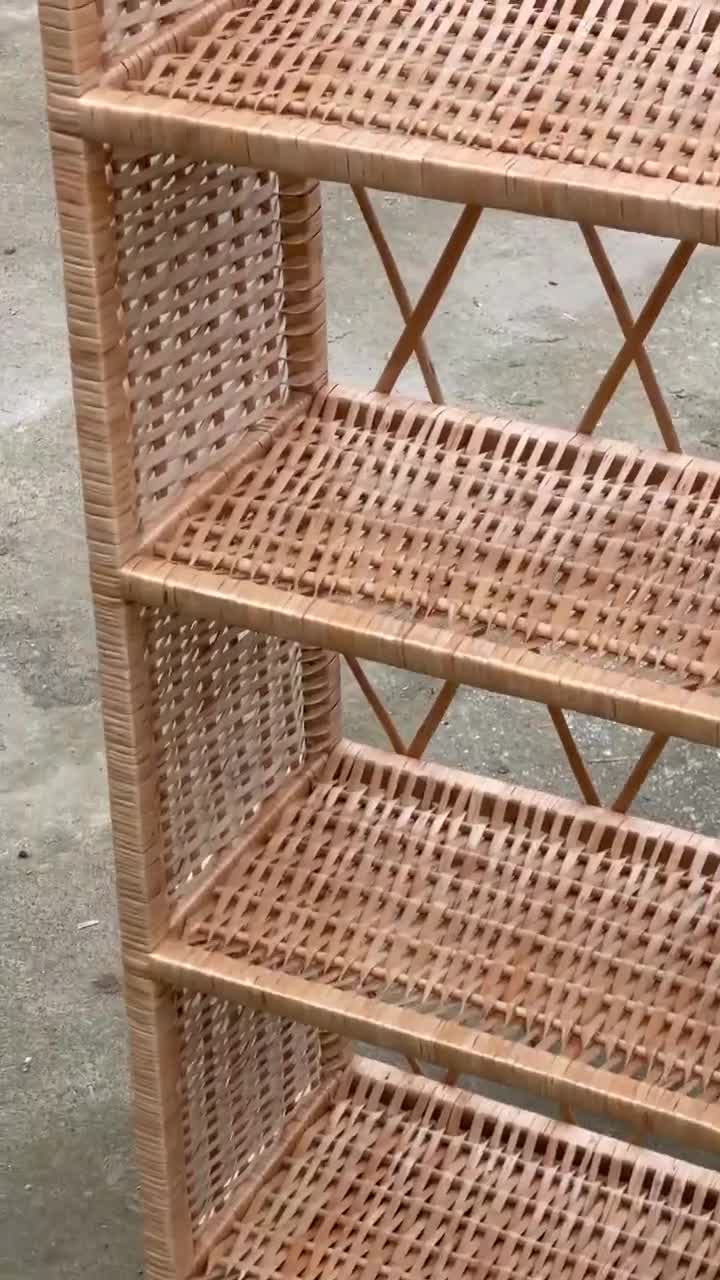 Wicker Makeover Diy Shelving Unit Transform Shelves With Bookcase