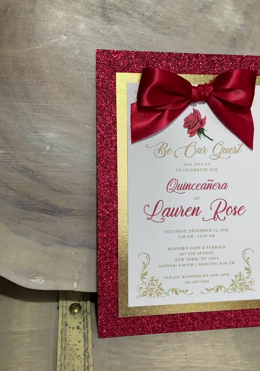 Ejemplos De Textos Para Invitaciones De Quinceañera En Tonos Rosa ...
