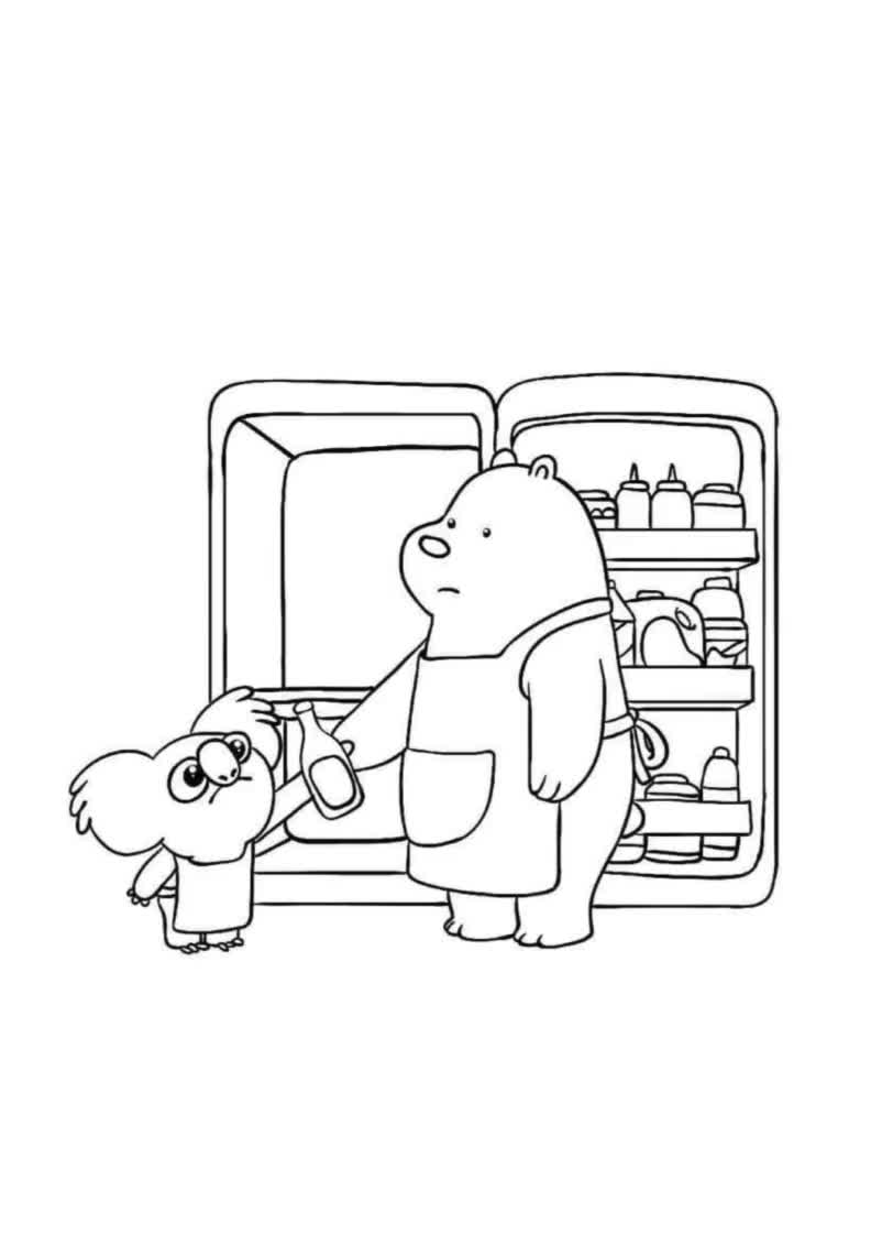 we bare bears coloring pages