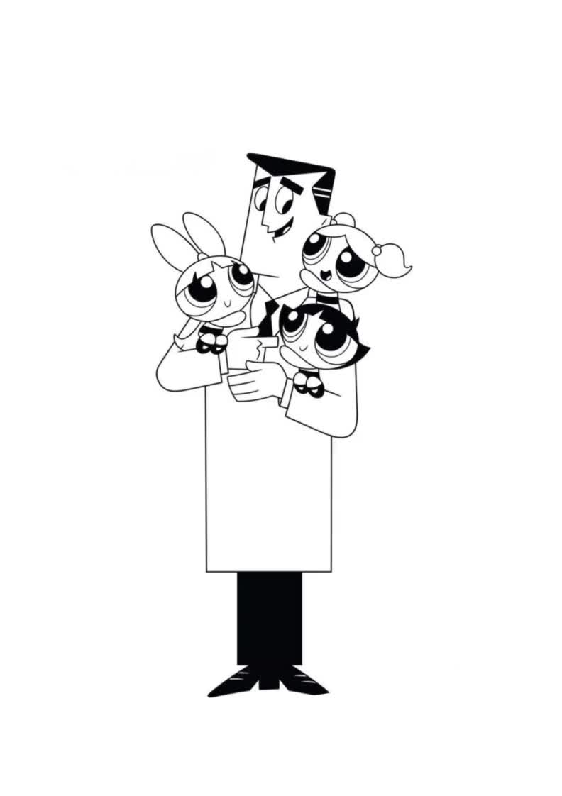 fun powerpuff girl coloring pages