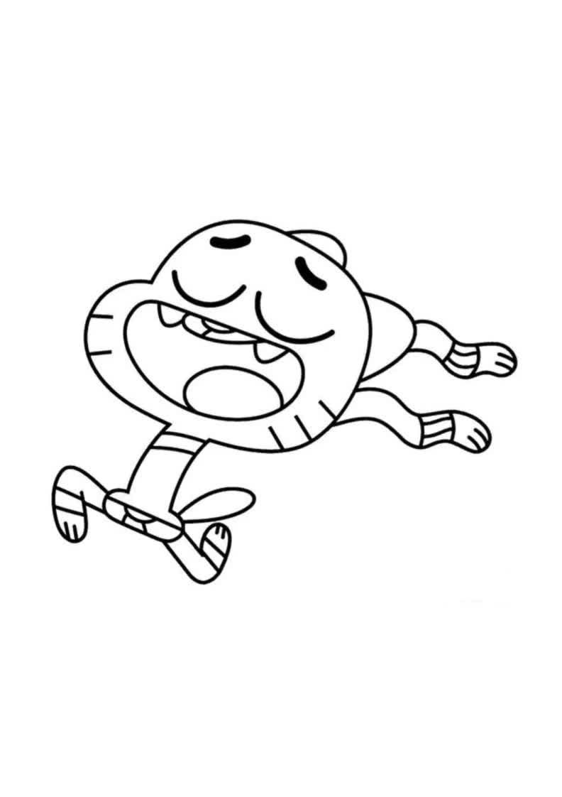 amazing world of gumball family coloring pages