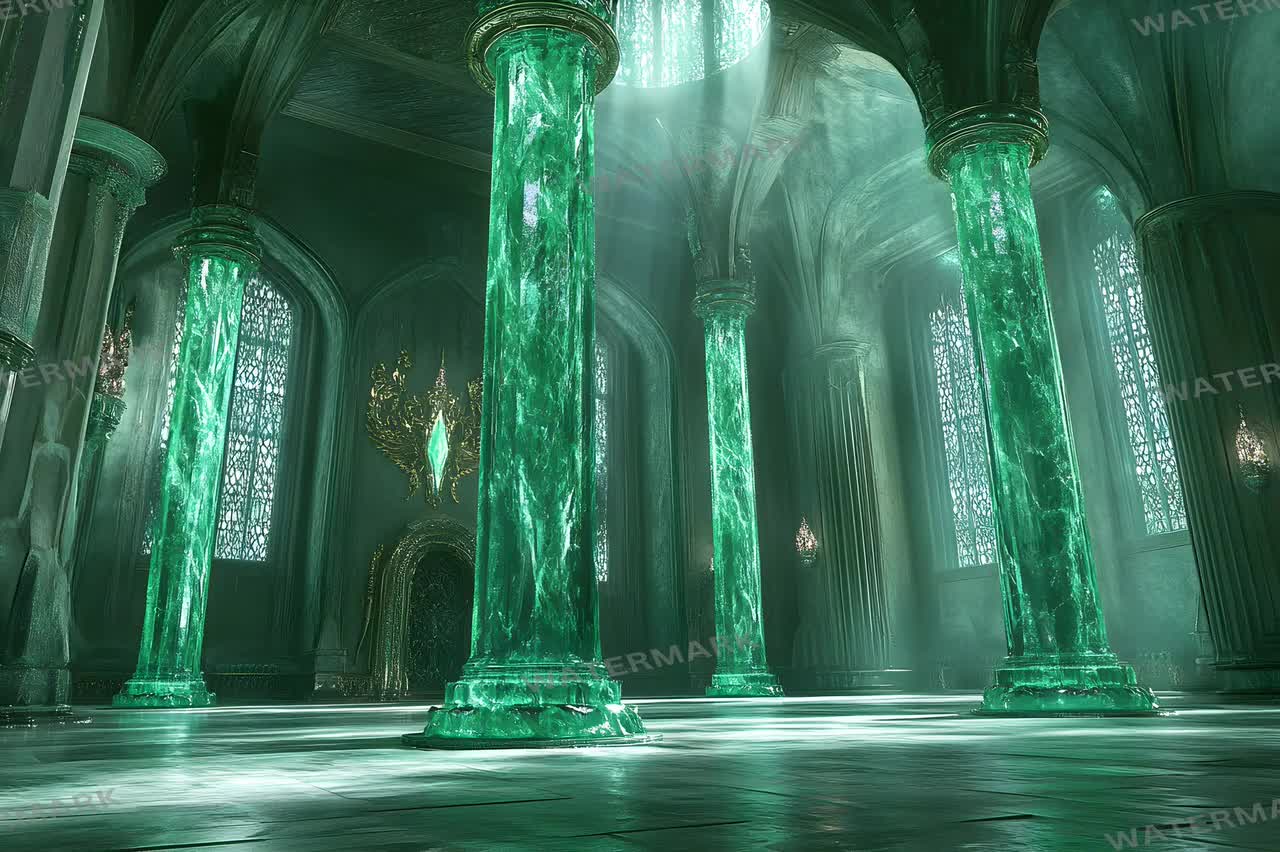 inside emerald city backdrop