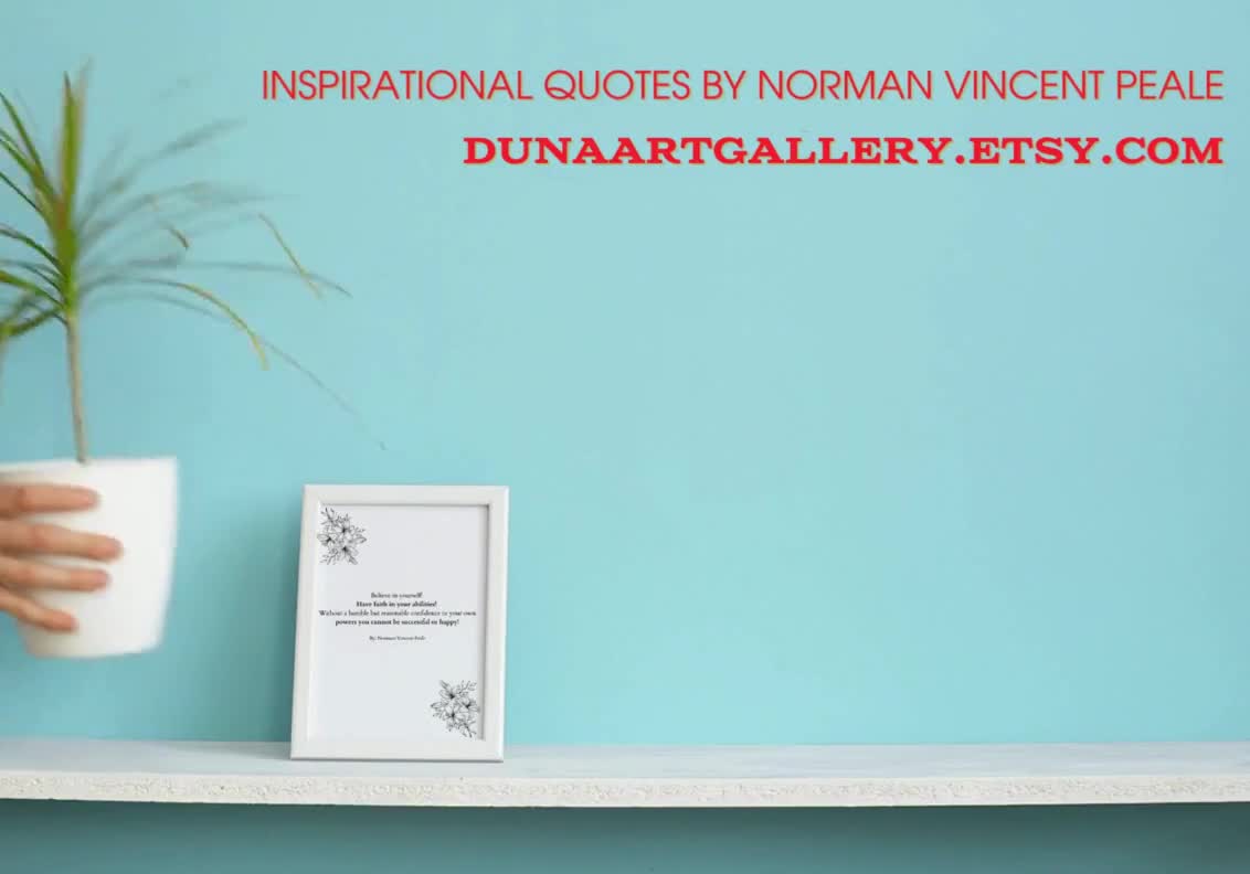Peale Quotes Norman Vincent Peale Quote, Inspirational Quote,