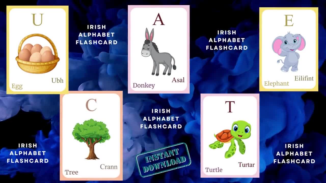 Irish Letters Printables