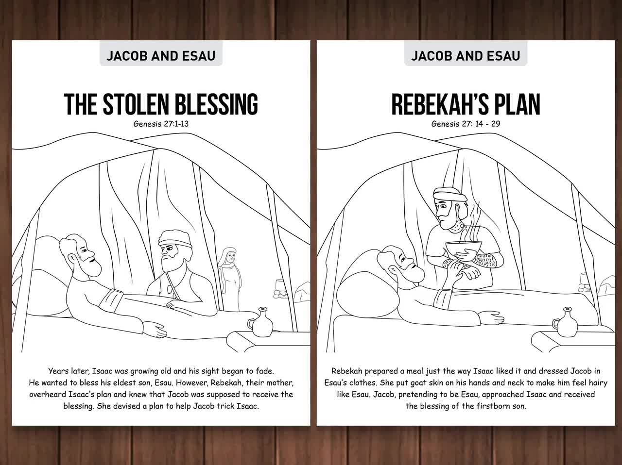 Jacob And Esau Blessing