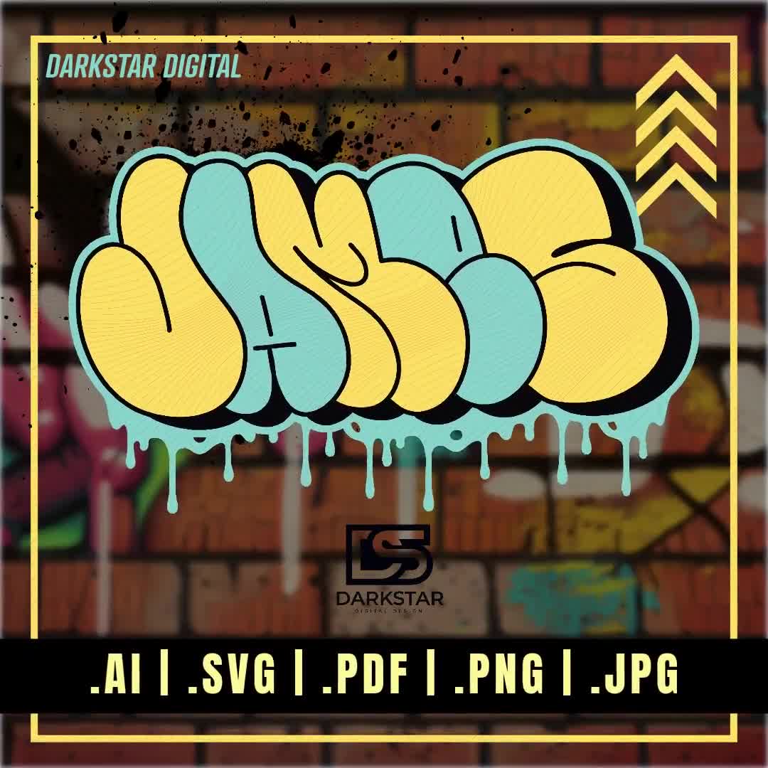 Graffiti Bubble Letter J
