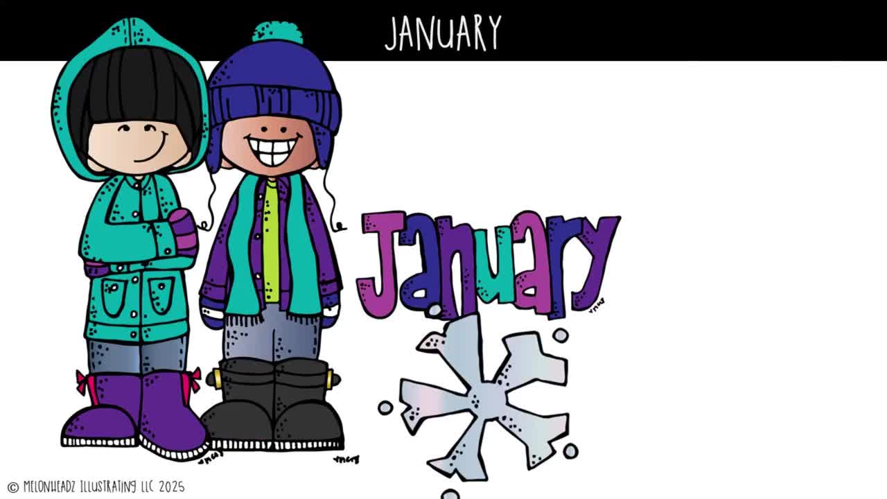 January Clip Art For Kids