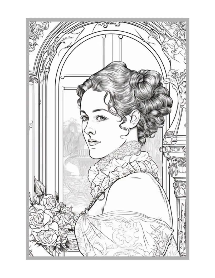 regency coloring book
