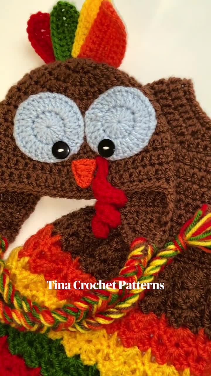 Free Crochet Pattern For Baby Turkey Hat