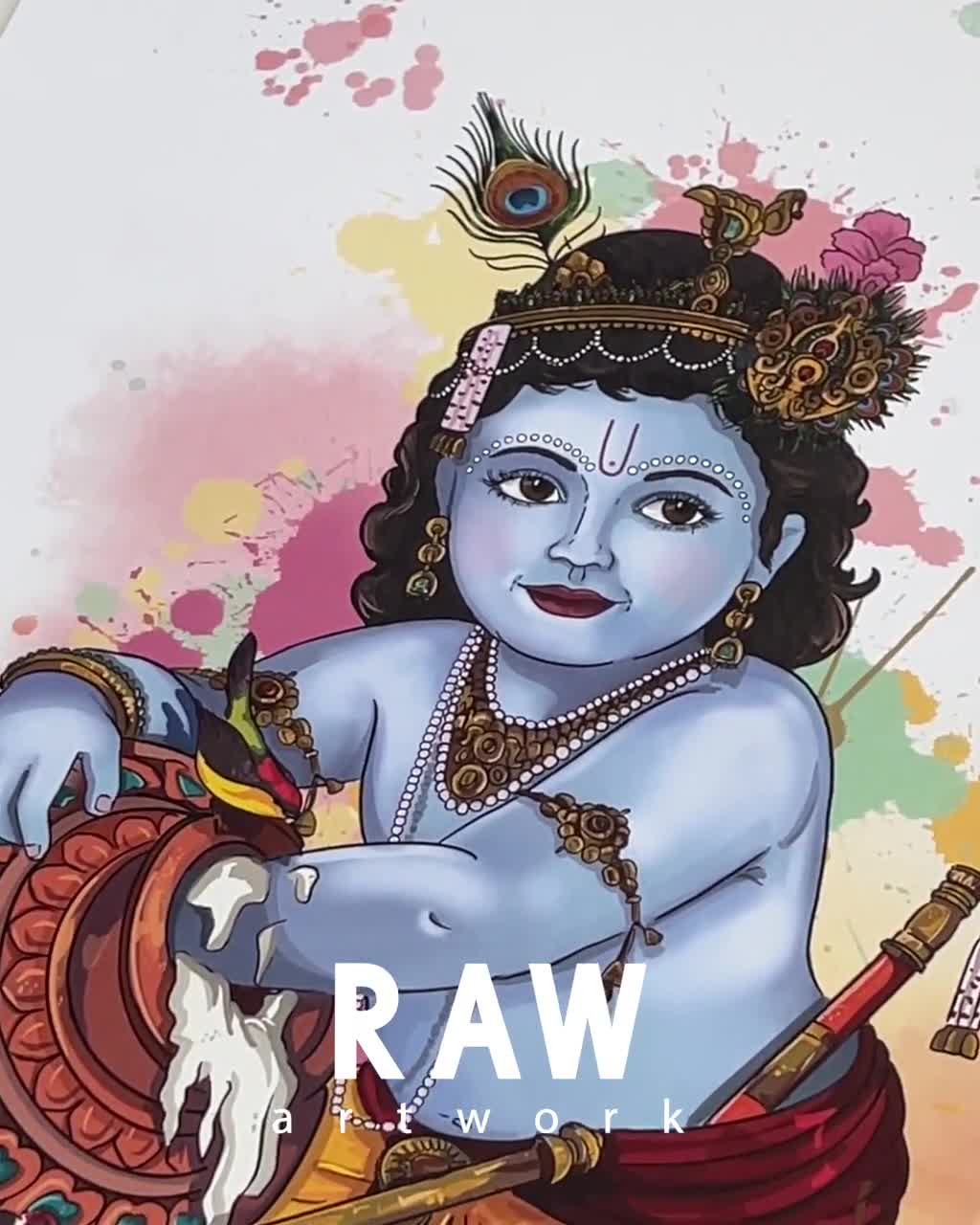Baby Krishna God Wallpaper