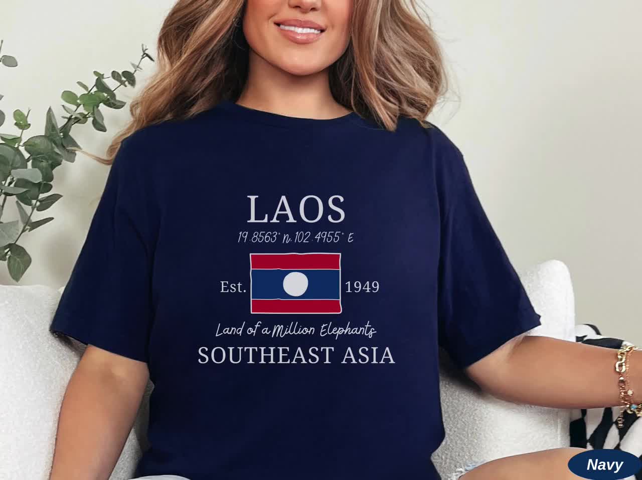 Laos Shirt Laos Home Football Shirt 2019 2020