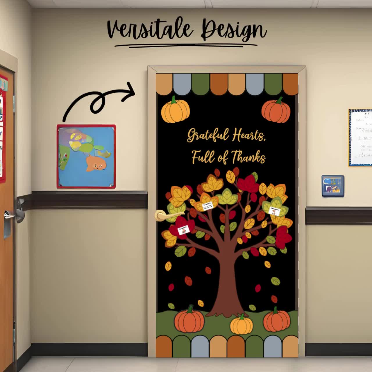 Thanksgiving Door Decorating Ideas 30 Cozy Thanksgiving Front Door