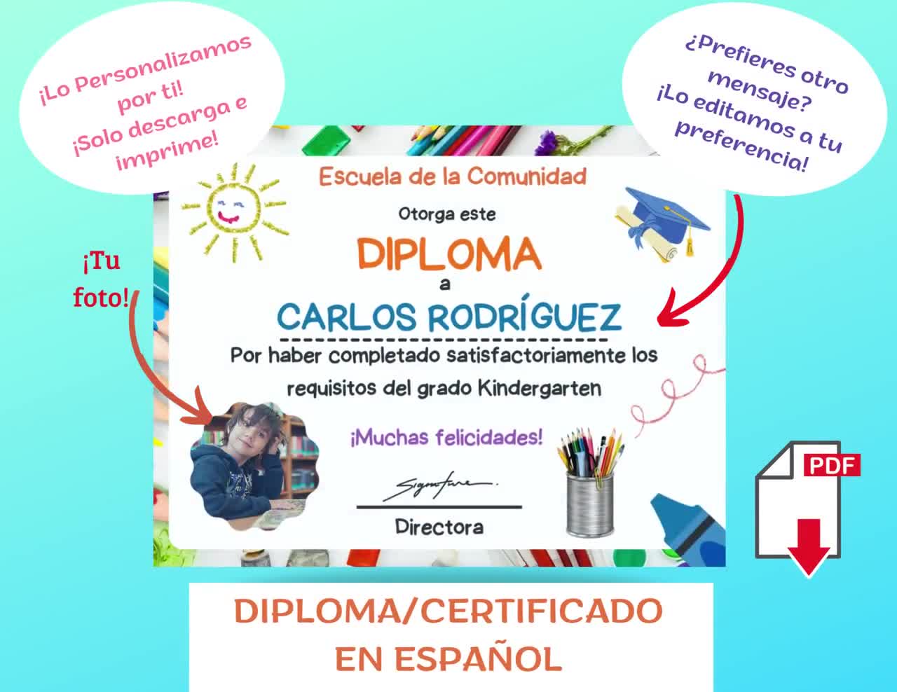 Certificados De Graduacion De Lenguaje Hablado MEMORIA DE