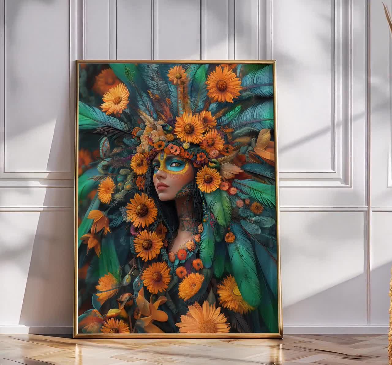 Xochiquetzal Is The Aztec Goddess Of Flowers And The